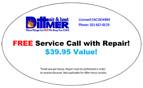 HVAC Specials | Dittmer Air and Heat | Cocoa, FL
